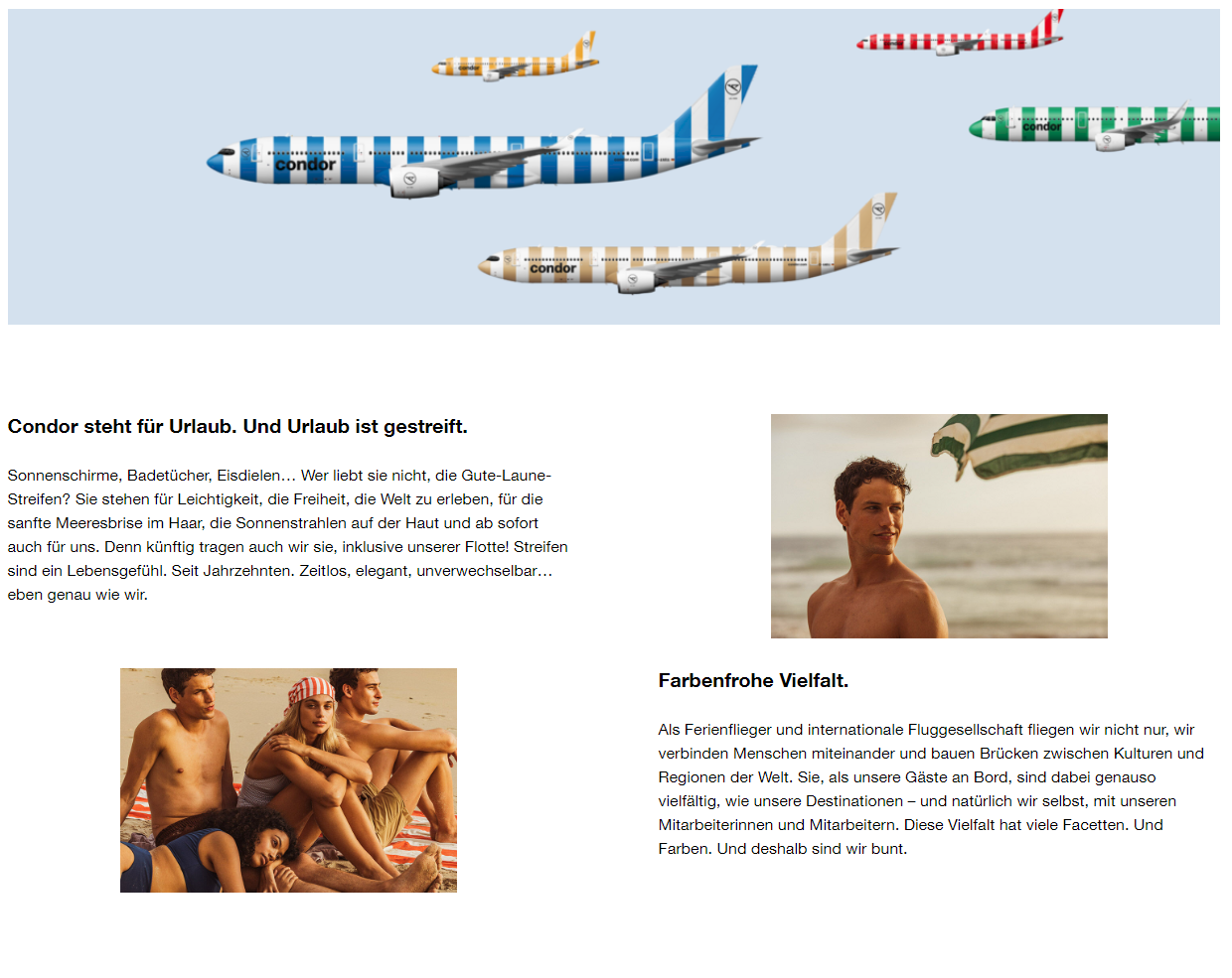 Condor-Streifen in Zahlen und Fakten - Condor BLOG