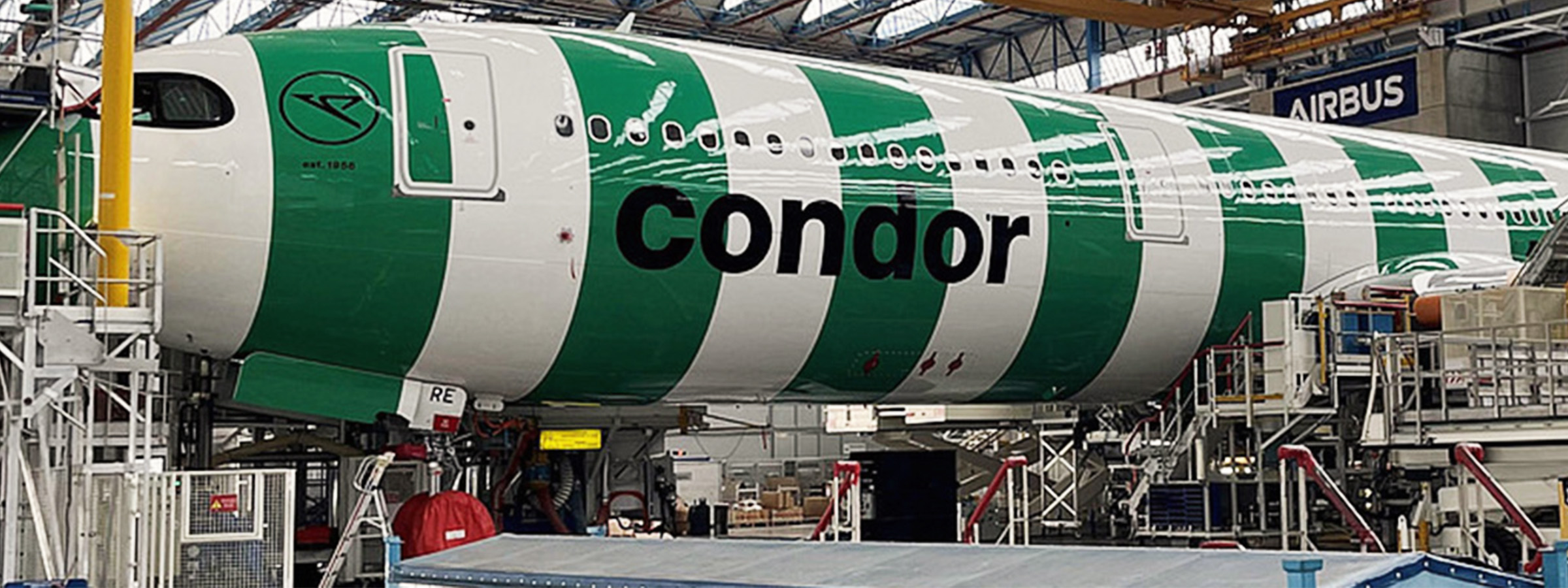 Die lange Reise eines Airbus A330neo quer durch Europa - Condor BLOG