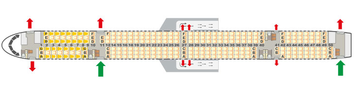 Condor - The Company | Our Fleet | Technical data of the Boeing 757-300 ...